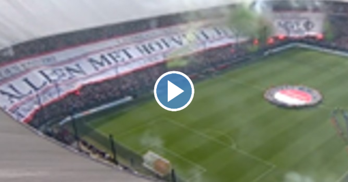 Het Legioen op zijn best: Feyenoord-supporters onthullen gigantisch ...